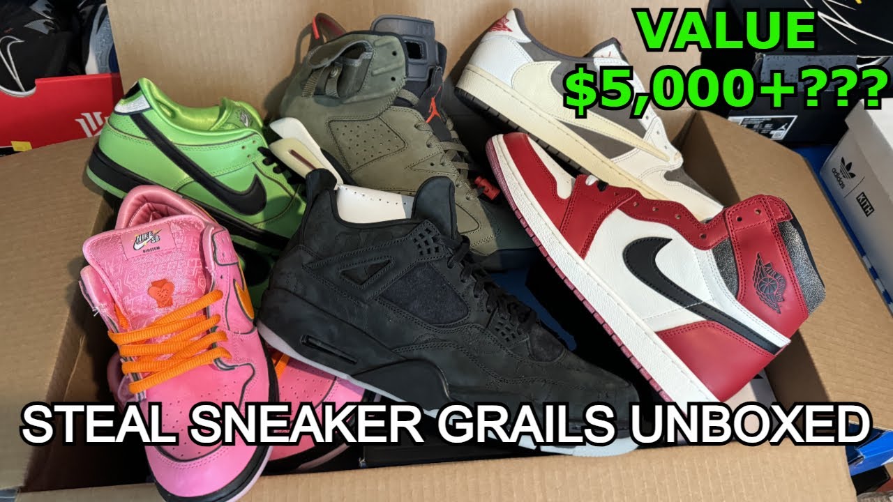 UNBOXING $5,000+ OF SNEAKER GRAILS! - YouTube