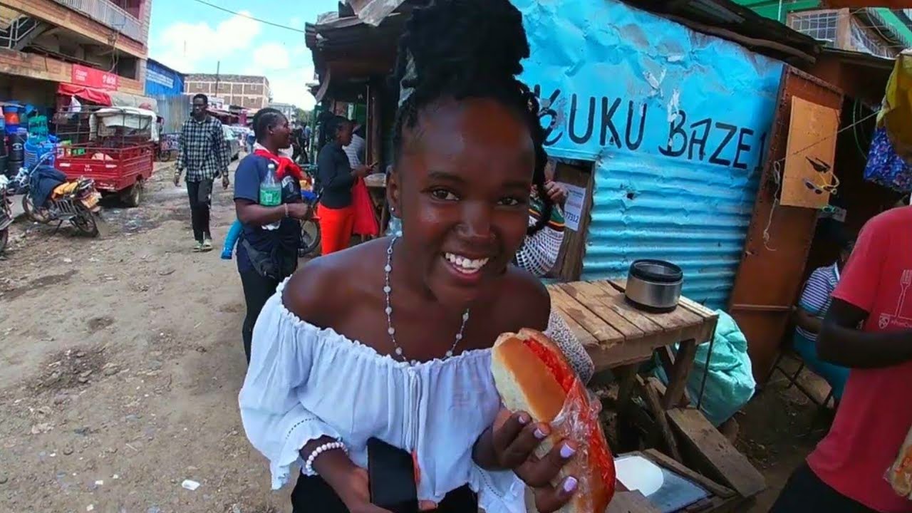 STREETS FOOD IN KENYA-Ultimate Kenyan street food tour in Nairobi - YouTube