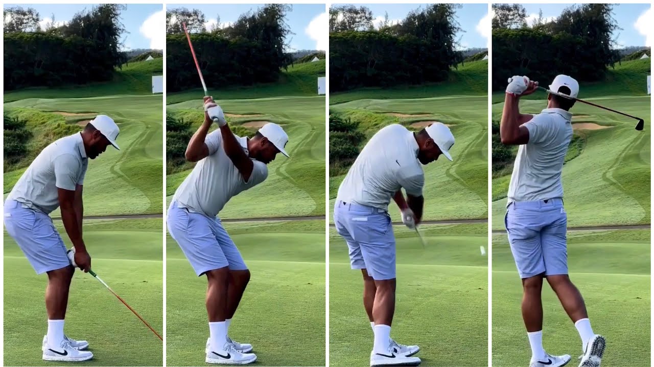 Tony Finau Golf Swing Sequence And Slowmotion - YouTube