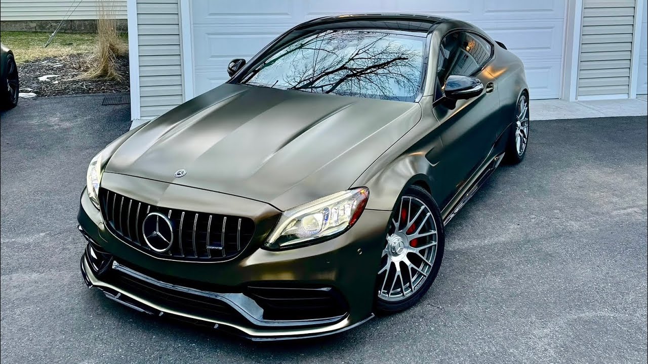 AMAZING C63S AMG WRAP! TECKWRAP BOND GOLD Looks UNREAL! 🔥🥵 - YouTube