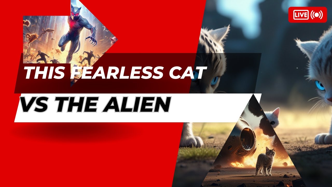 Brave Street Cat Becomes Earths Last Hope Against Alien Invasion! - YouTube