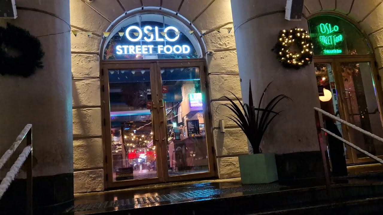 Oslo Street Food Tour. Best Street Food in Norway? - YouTube