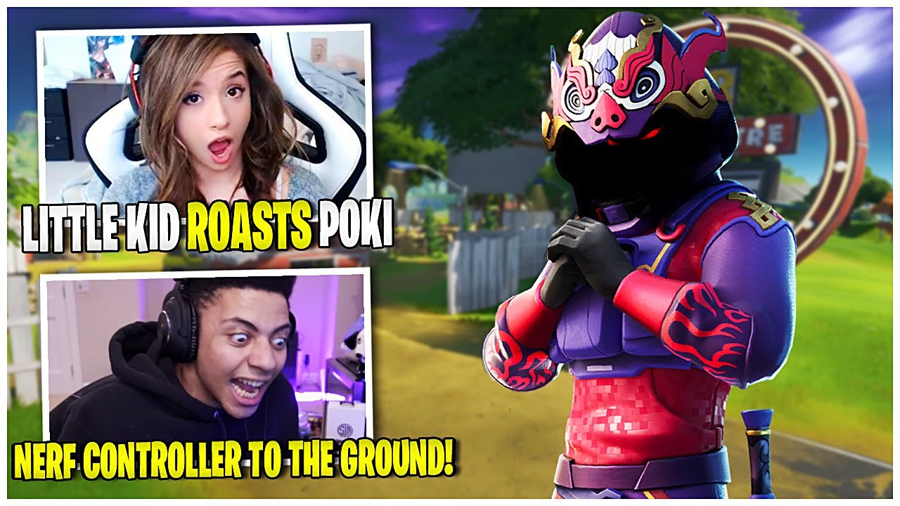 Pokimane Gets ROASTED By Little Kid | Myth ROASTS Controller Players ...