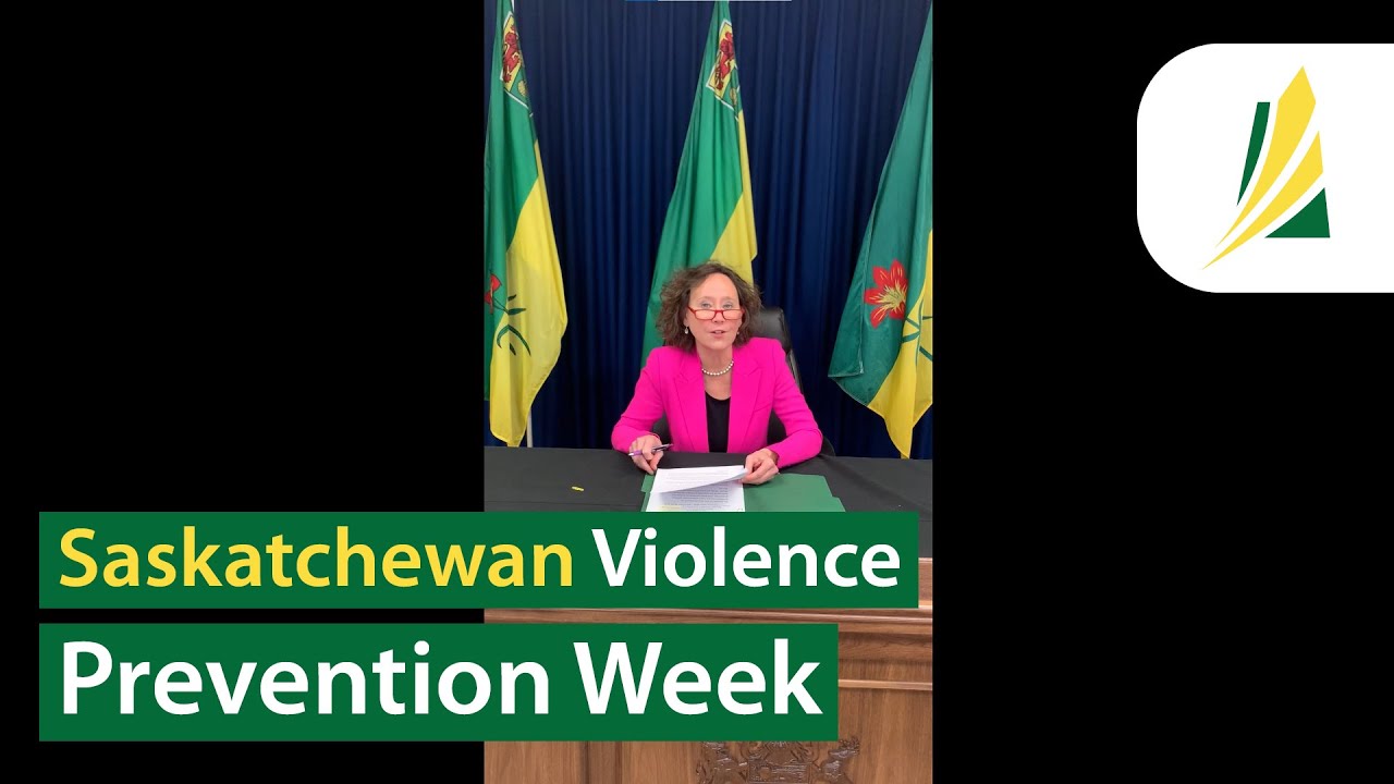 Saskatchewan Violence Prevention Week October 24 - 28, 2022 - YouTube