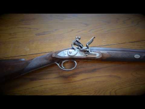 English Sporting Rifle Late Flintlock Period - YouTube