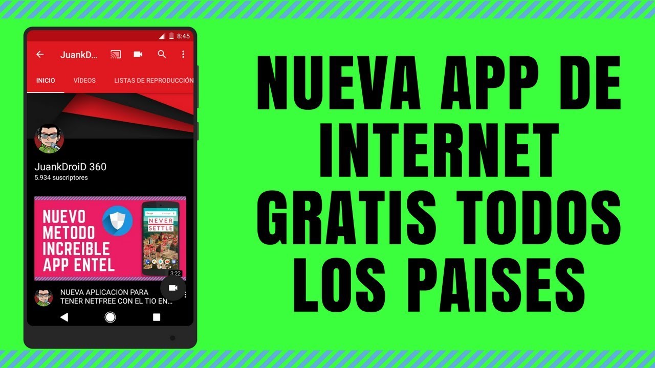 APP DEFINITIVA PARA TENER INTERNET GRATIS CUALQUIER PAIS Y OPERADOR ...