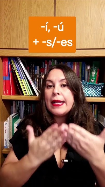 El plural de las palabras terminadas en vocal en español - YouTube