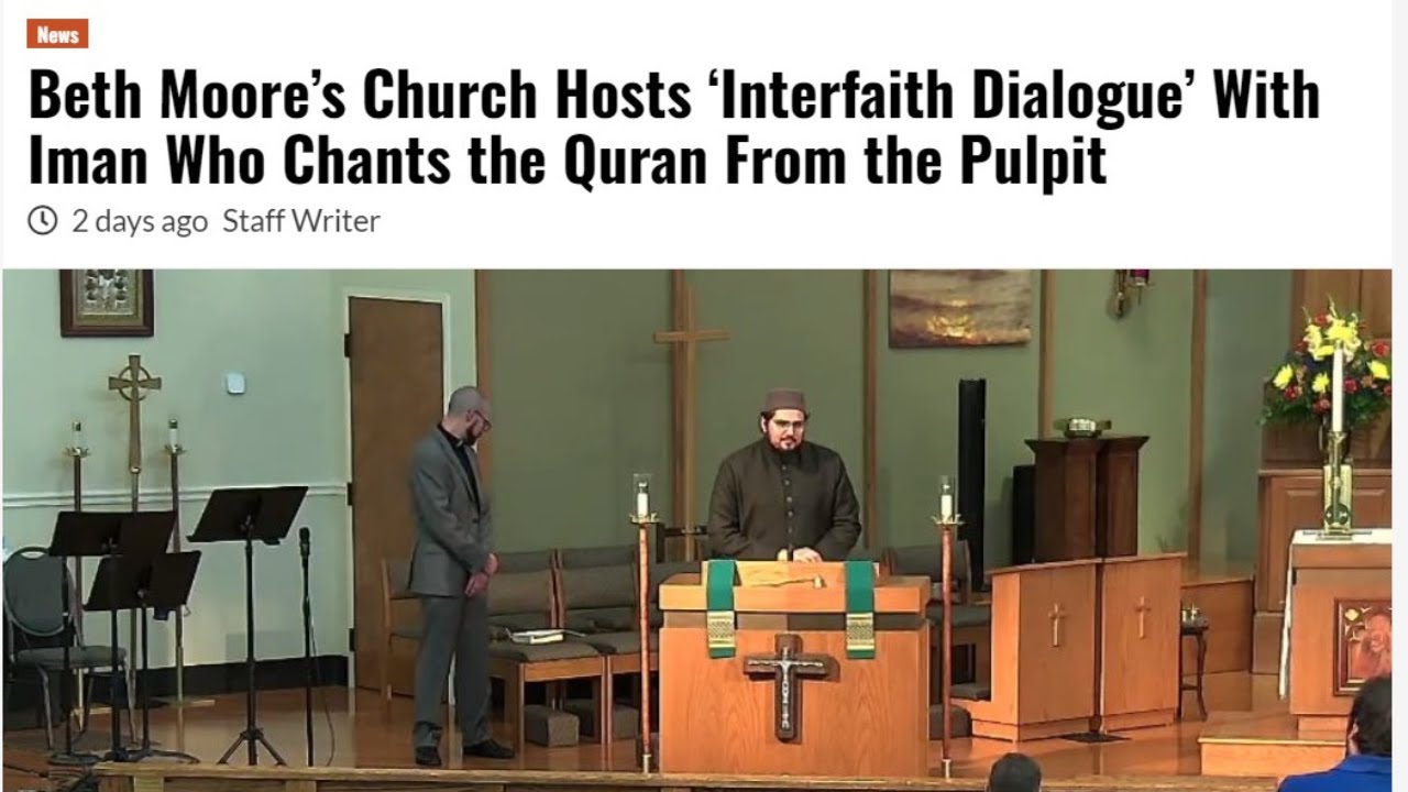 Muslim Imam Preaches at Beth Moores Church - YouTube