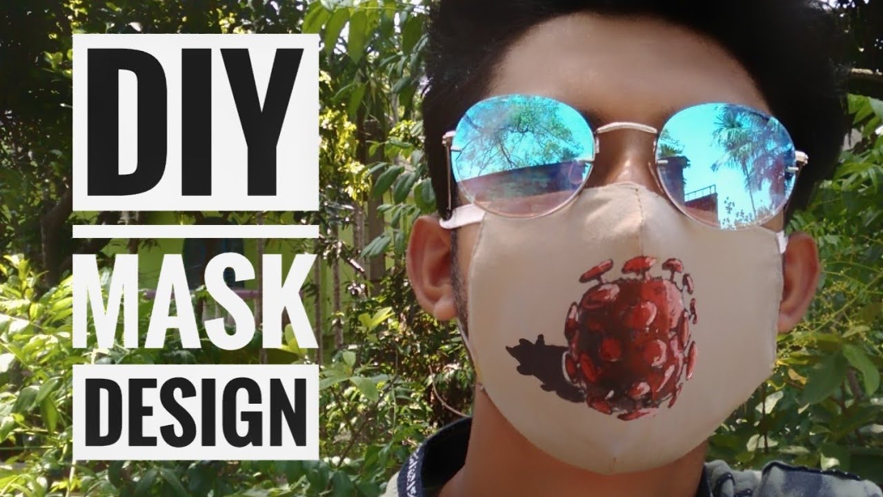 Mask design / DIY Mask design at home /how make mask at home - YouTube