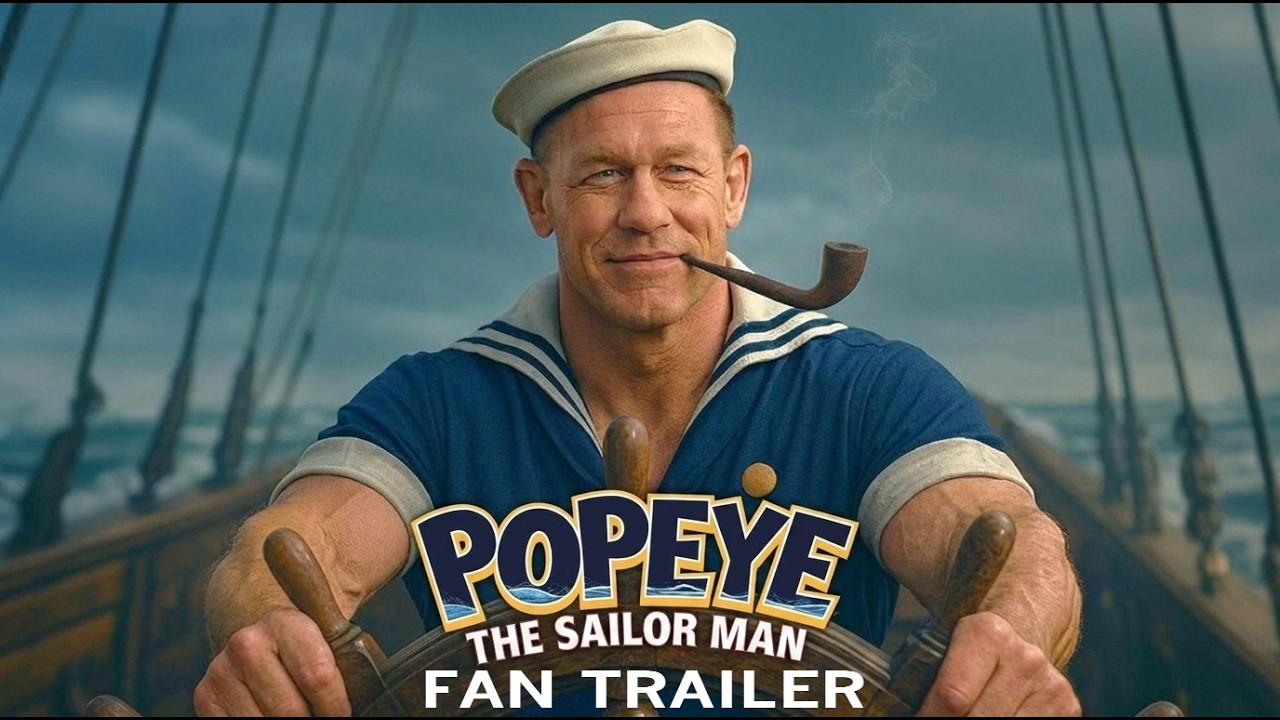 Popeye Live Action (2026) – First Trailer | John Cena, Dwayne Johnson ...