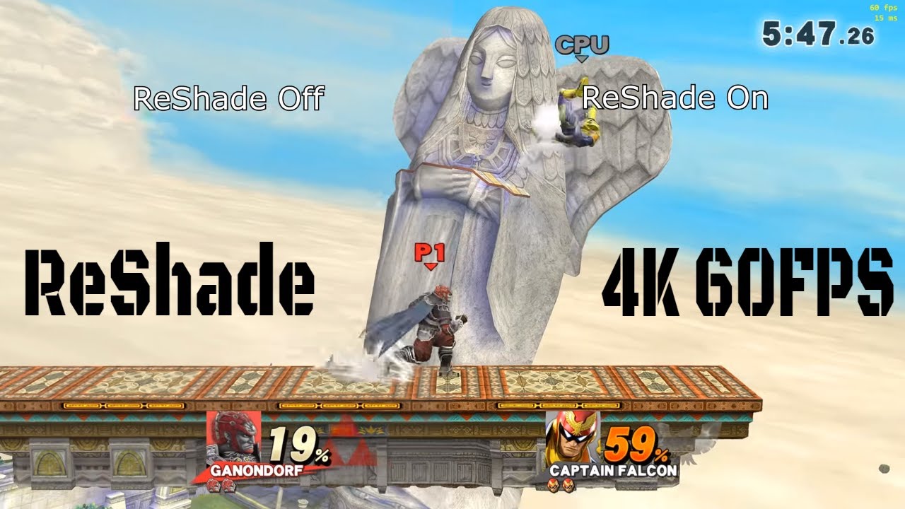 Super Smash Bros. U - Wii U Cemu 4K 60FPS HDR ReShade - Split Screen ...