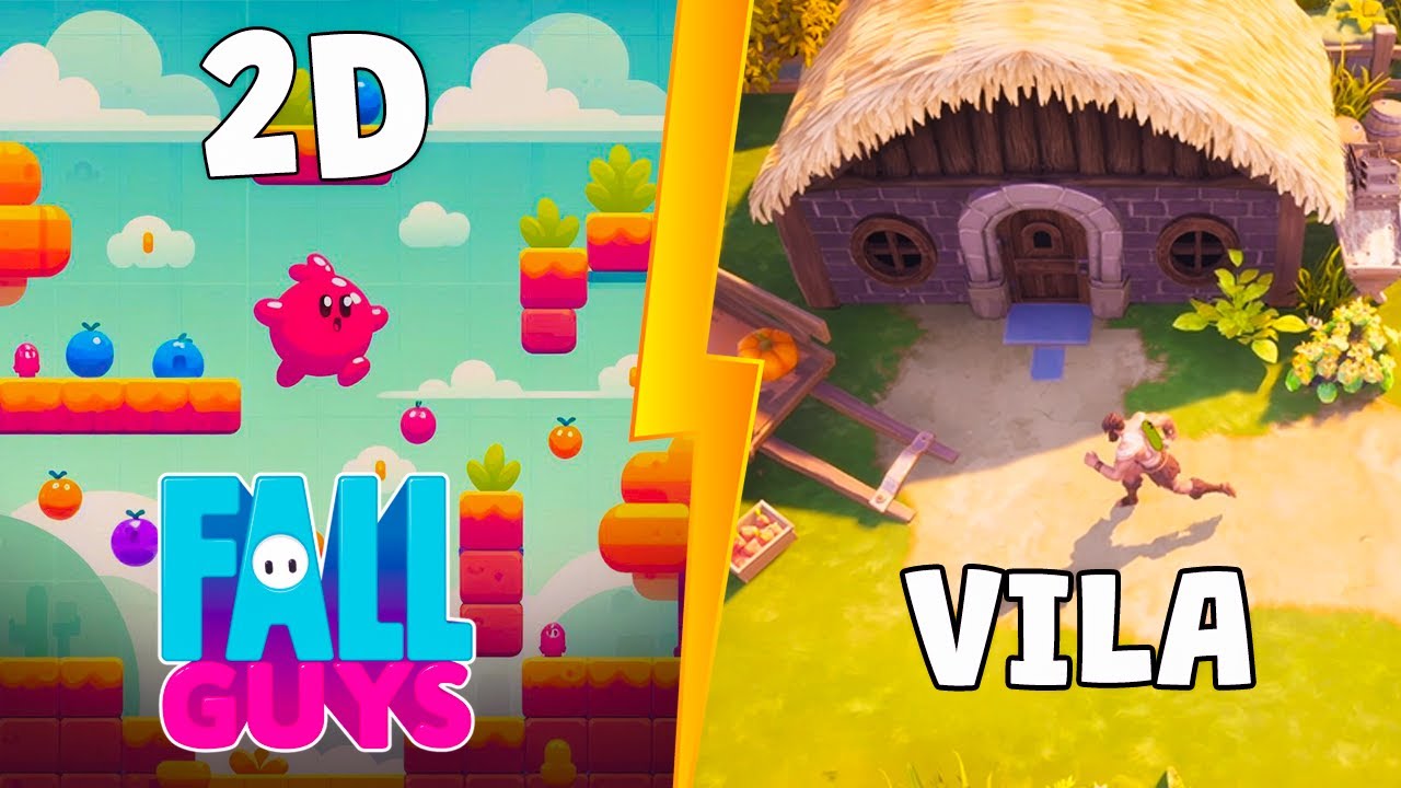 [Atualização 31.20] FALL GUYS EM 2D, NOVO VILAREJO no Fortnite Criativo ...