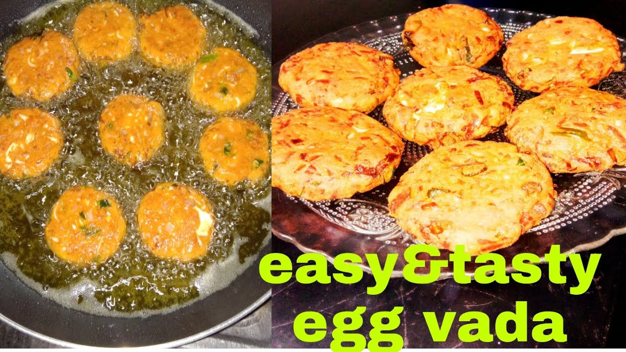 Easy&tasty egg vada|snack recipe|very easy to make - YouTube