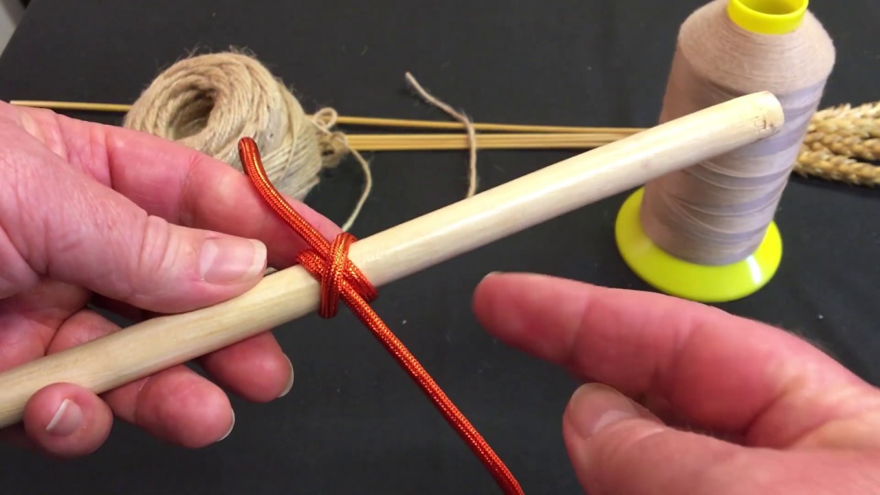 Straw Work Techniques: Clove Hitch - YouTube