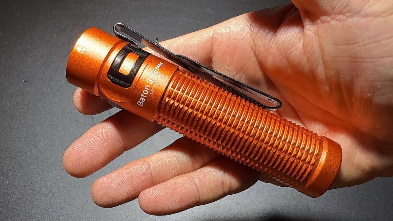OLIGHT BATON 3 PRO MAX ORANGE โปร มกราคม 2025 ไฟฉายแสงกว้าง ชาจแม่เหล็ก ...