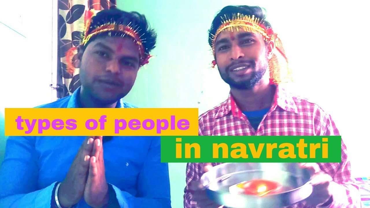 Types of people in navratri | yaara da adda sadda adda | navratri ...