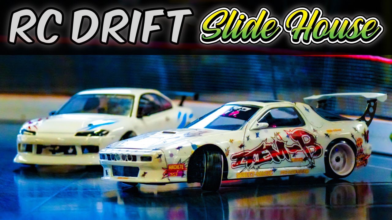 RC Drifting Slide House UK - Our home track FPS - YouTube