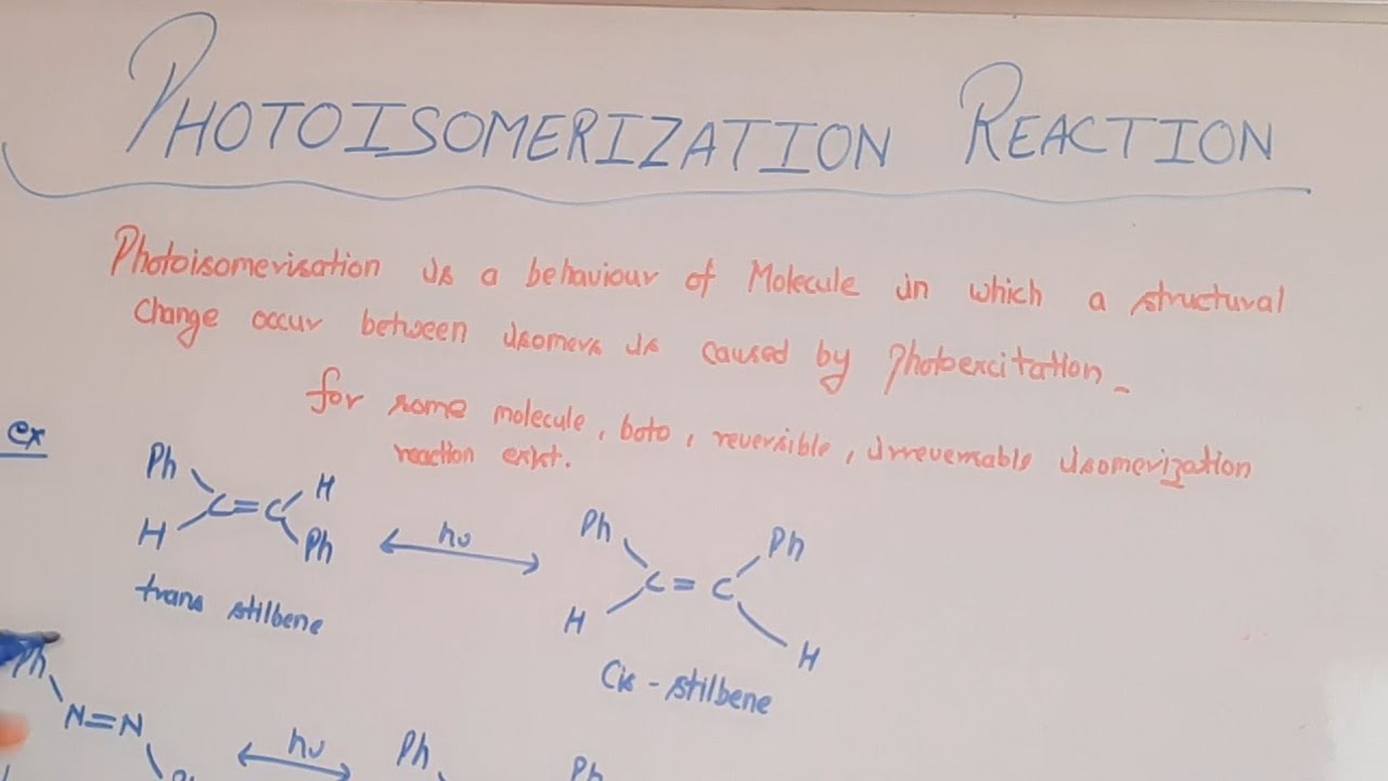 Photoisomerisation Reaction || Photochemistry Classs , #photochemical ...