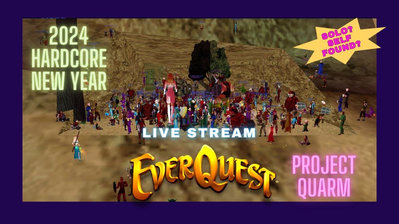🔴LIVE Everquest Project Quarm Gameplay - 2024 Hardcore New Year - YouTube