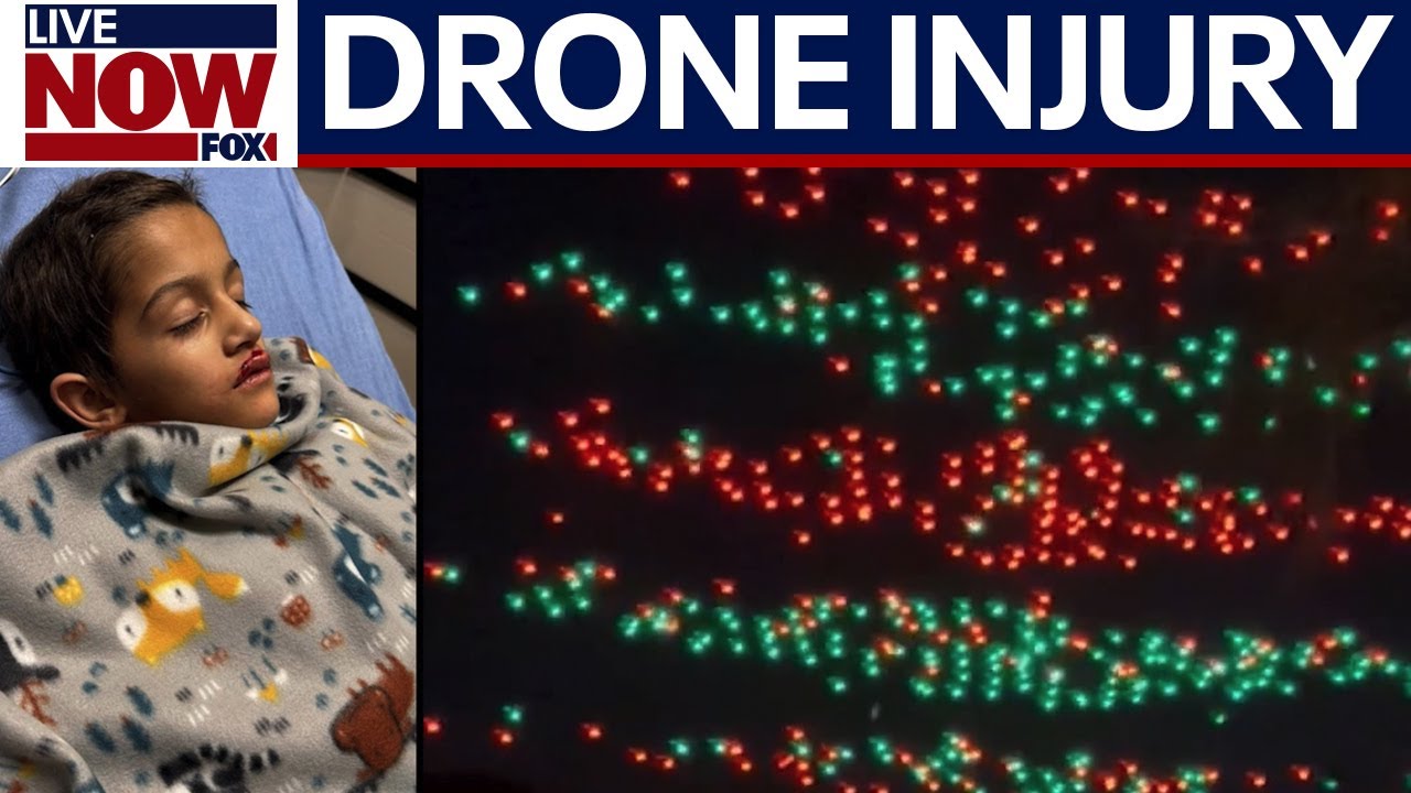 Child seriously injured during Florida drone show - YouTube