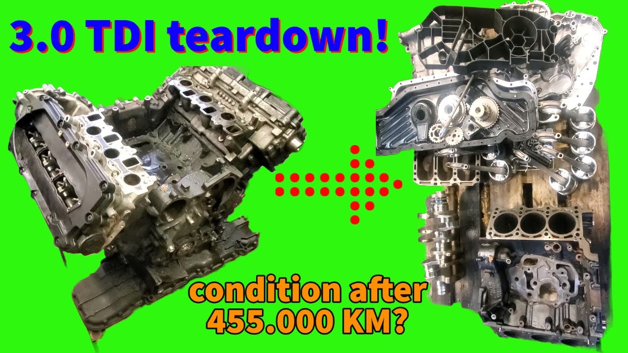 3.0 TDI Teardown 455.000km how is the inside condition after 455 ...