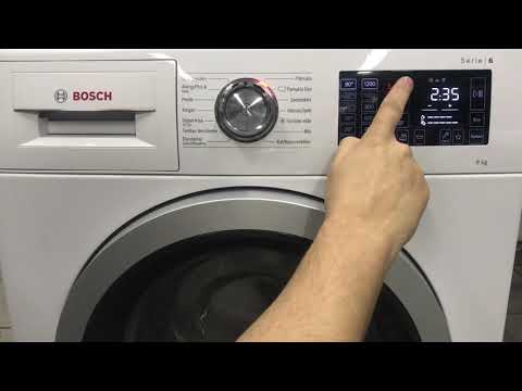 WAT24581TR Bosch çamaşır makinesi Seri | 6 kullanım tarifi ve detaylı anlatım. 1200 devir 9 kg