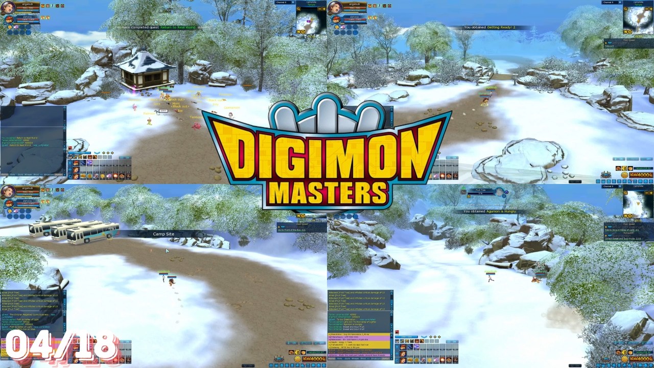 Digimon Masters Online Full Map Exploration: Tokyo-Odaiba Camp Site ...