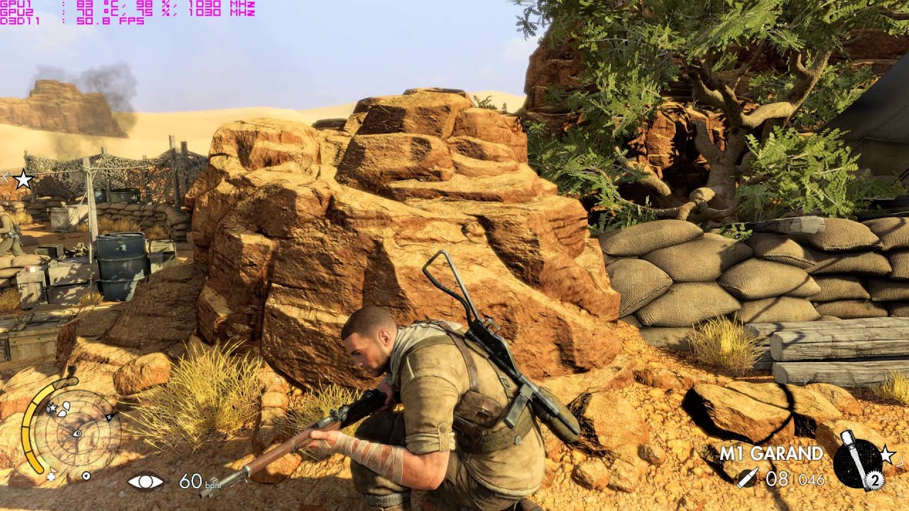 Sniper Elite 3 PC Gameplay Sapphire R9 290 Tri-X Crossfire Maxed ...