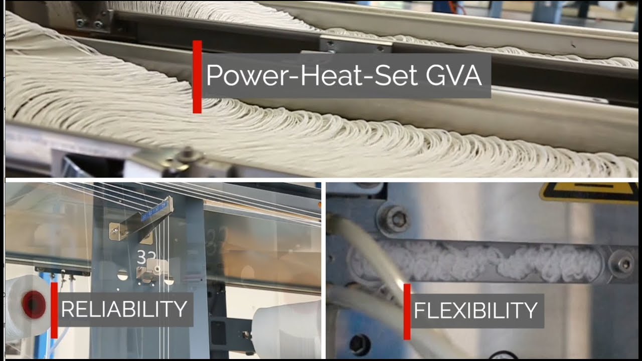 GVA Heatsetting Line by Power-Heat-Set - YouTube