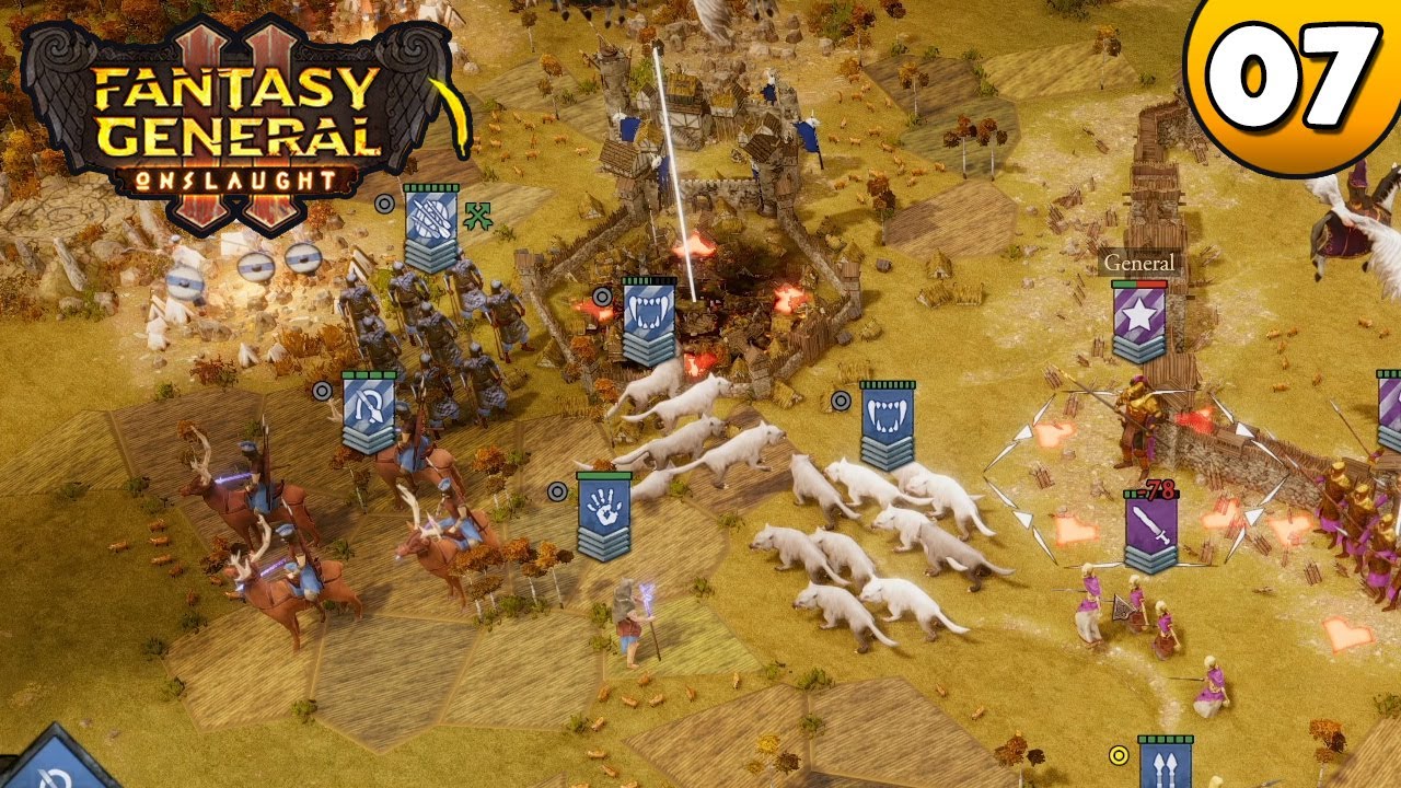 Die Garnision einnehmen ⭐ Let's Play Fantasy General II : Onslaught 👑 #007 [Deutsch/German ...