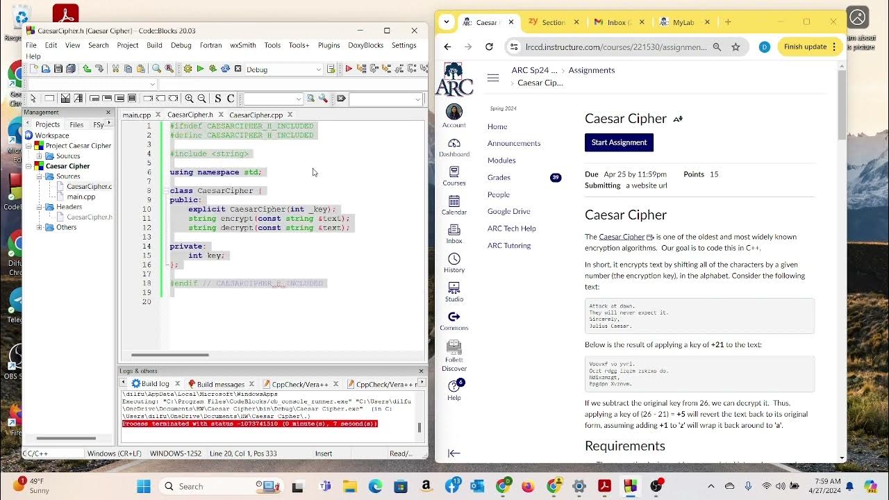 Caesar Cipher - YouTube