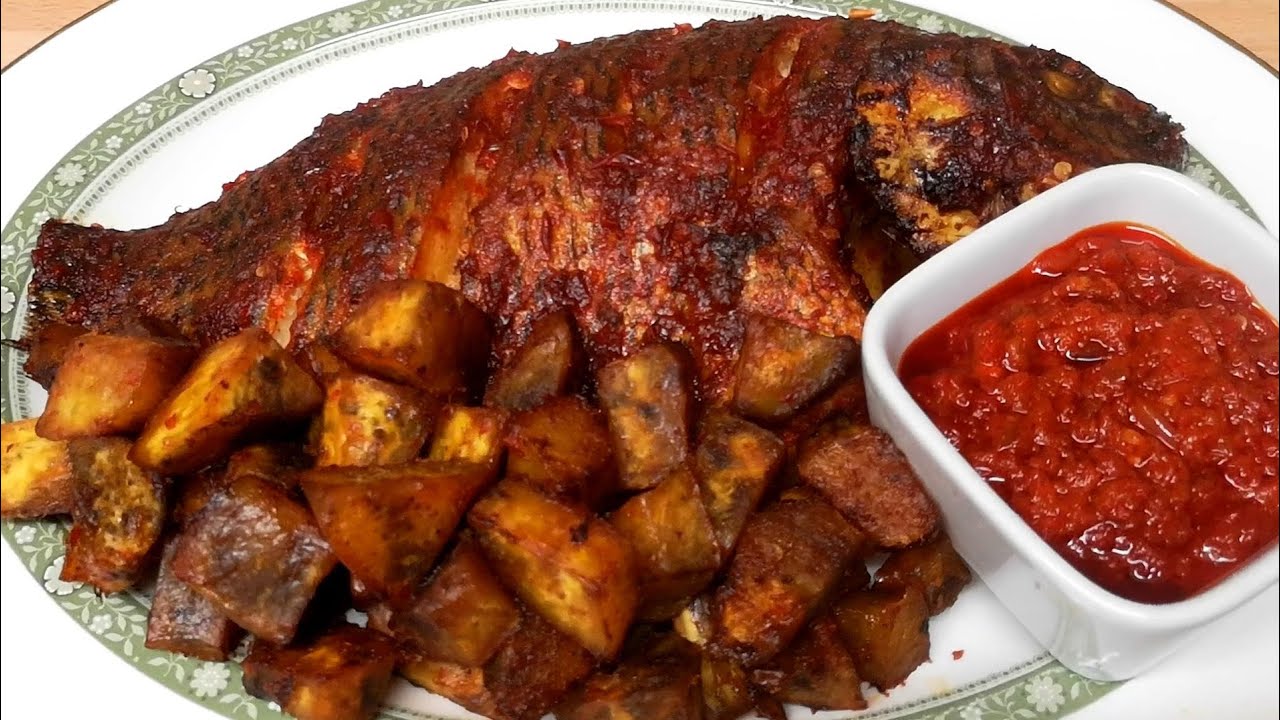 HOW TO MAKE GRILLED FISH WITH SWEET POTATO DELICIOUS MEAL - YouTube