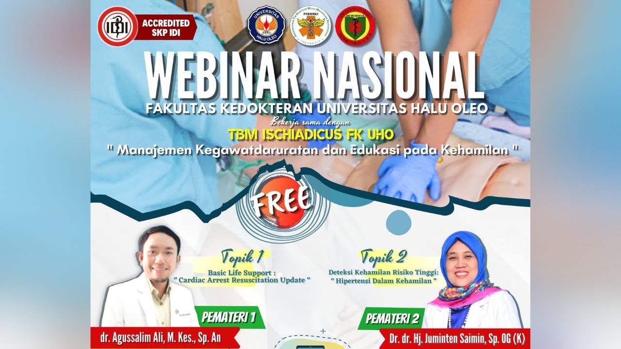 WEBINAR NASIONAL FK UHO x TBM ISCHIADICUS 2021 - YouTube