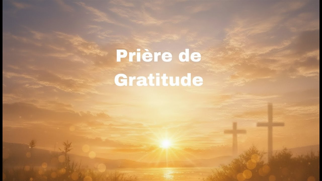 5 minutes Prière pour remercier Dieu pour tout - YouTube