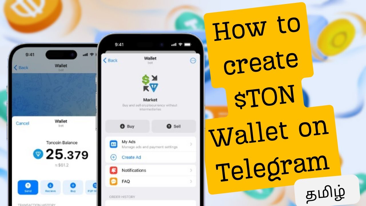 How to create $TON Wallet on Telegram | தமிழ் - YouTube