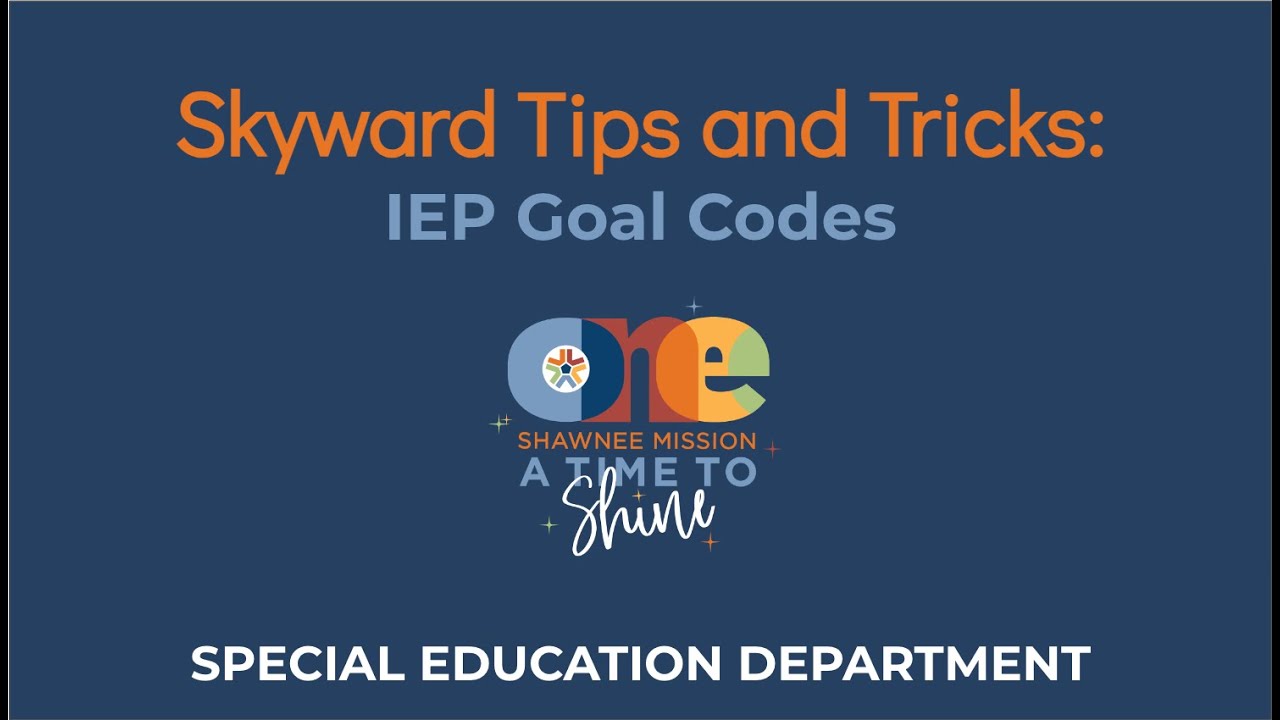 Skyward Tips and Tricks: IEP Goal Codes - YouTube