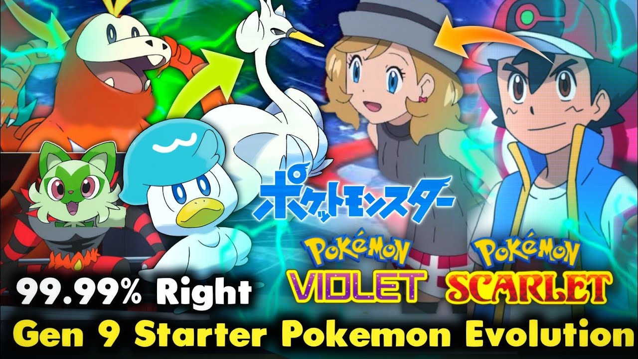 99.99% Right : Gen 9 Starter Pokemon evolution leaked | New phenomenon ...