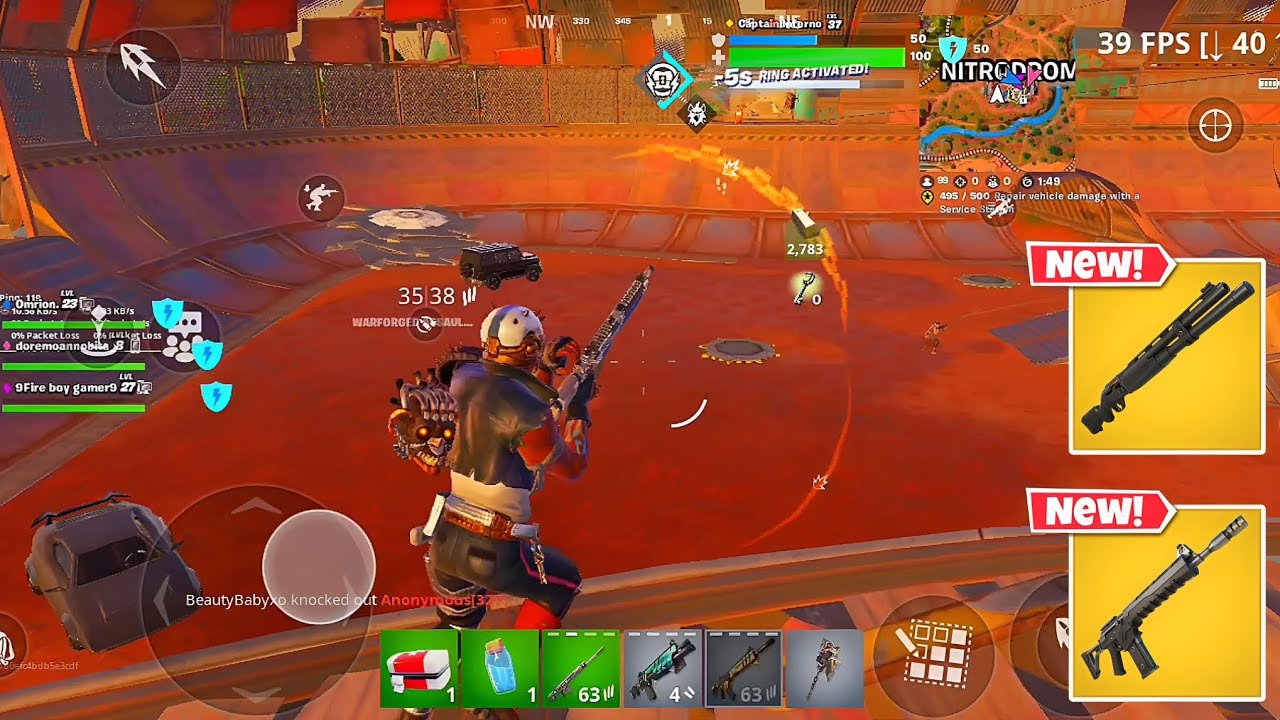 Samsung S23 Ultra 60 FPS Fortnite Mobile Gameplay *17 Elim Dub ...