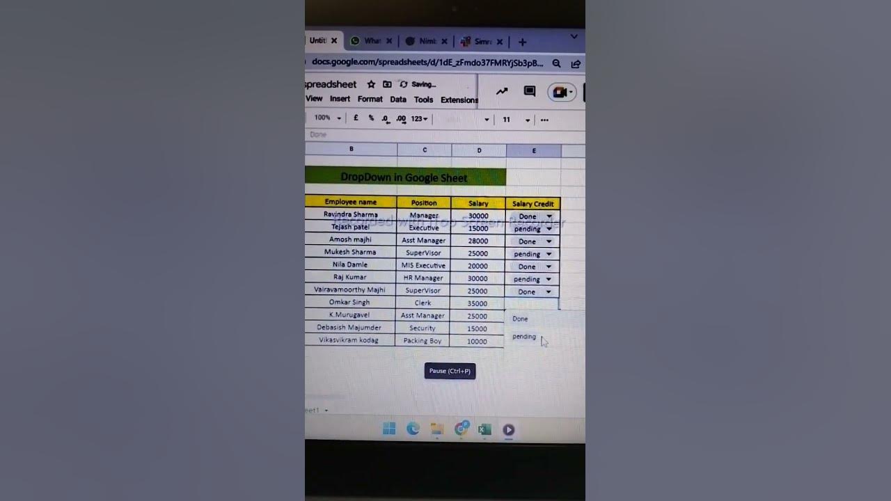 Drop down In Google Sheets viralvideo excel exceltutorial excel drop-down-in-google-sheets-viralvideo-excel-exceltutorial-excel