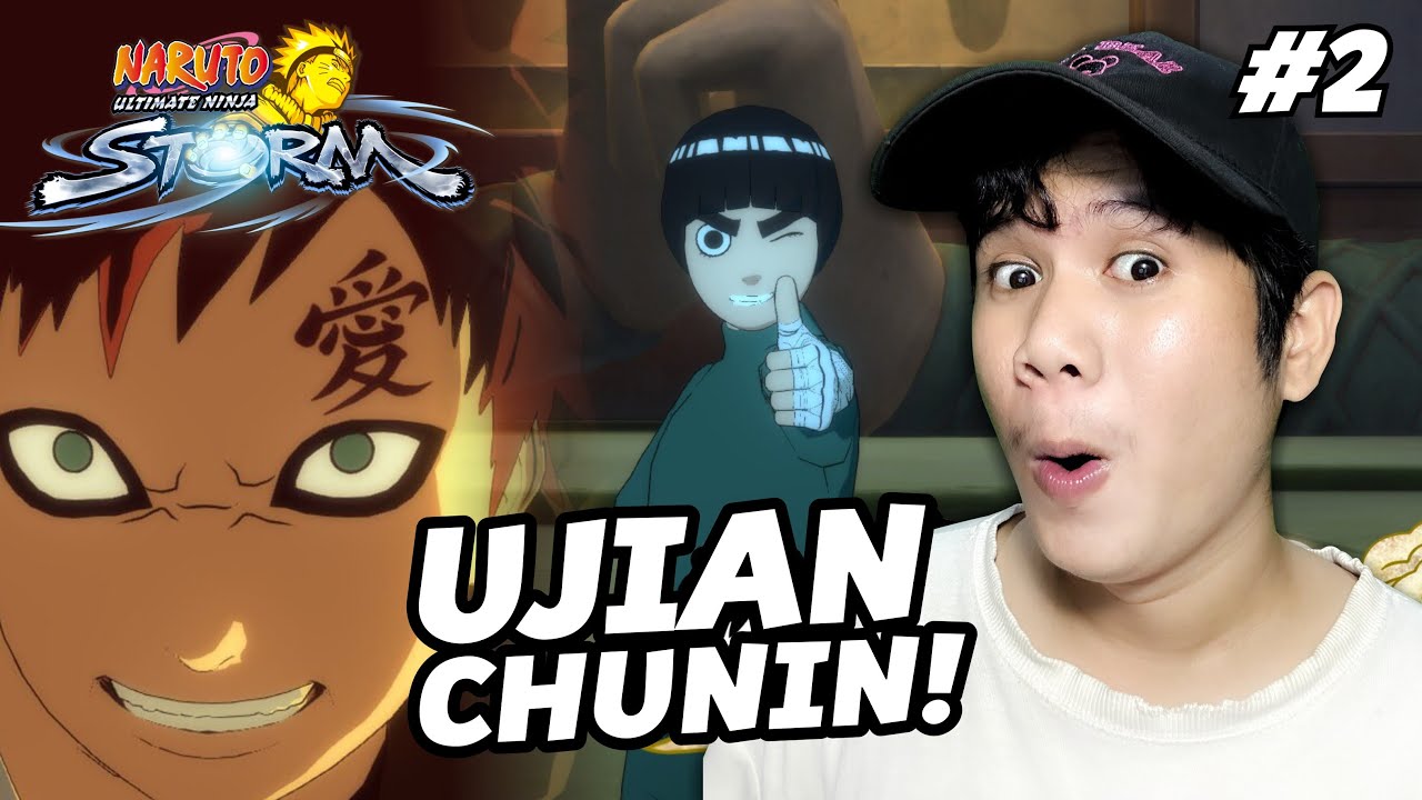 MOMEN TERIKONIK DI NARUTO CLASSIC UJIAN CHUNIN GAARA VS ROCKLEE ...