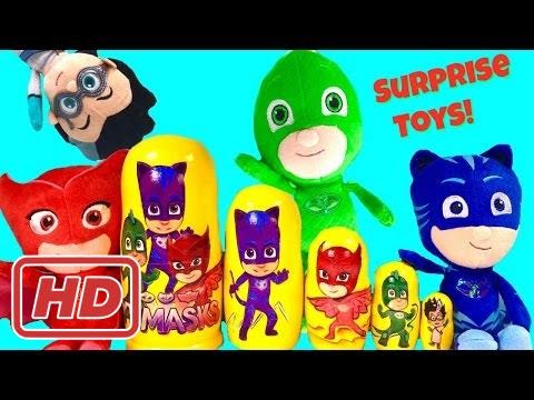PLUS Disney Jr. PJ Masks Nesting Matryoshka Dolls, Stacking Cups ...