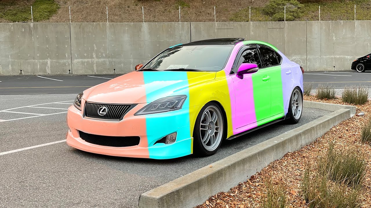 Wrap Color Reveal!! | Lexus IS250 - YouTube