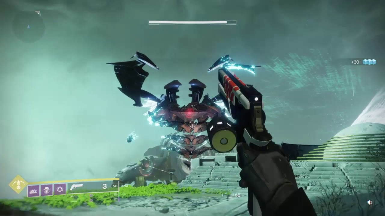 Destiny 2 fighting the DLC boss - YouTube