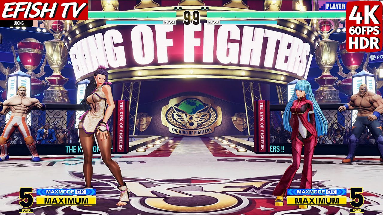 Luong vs Kula Diamond (Hardest AI) - KOF XV - YouTube