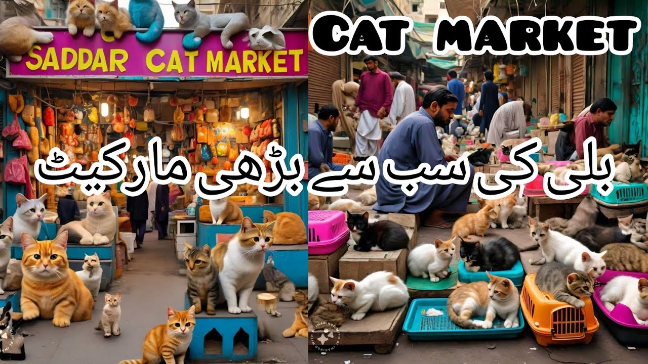 Cat Market Saddar Karachi Pakistan 😻 Billi ki Market Saddar 05 MAY 2024 ...