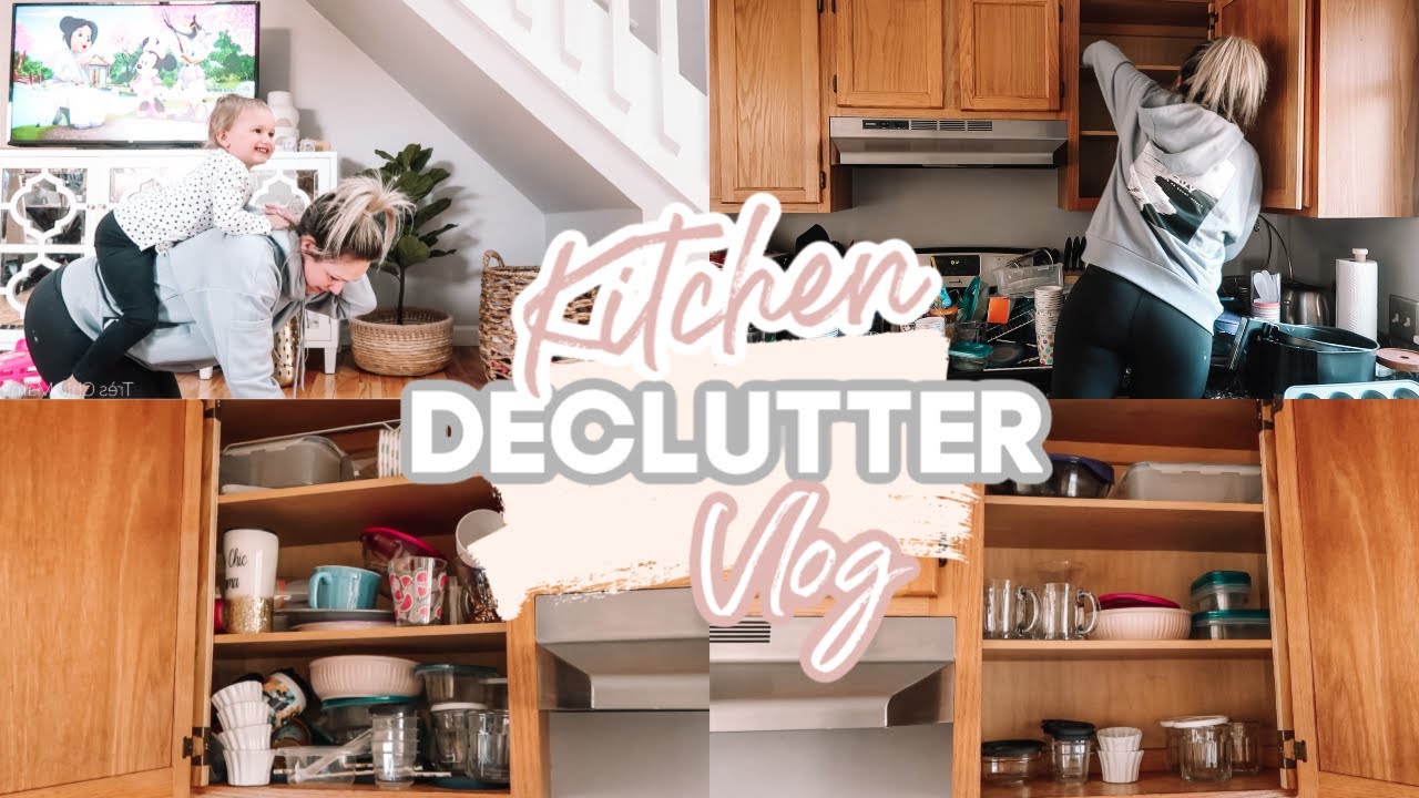 DECLUTTER WITH ME 2020| KITCHEN DECLUTTER & DAY IN THE LIFE OF A MOM ...