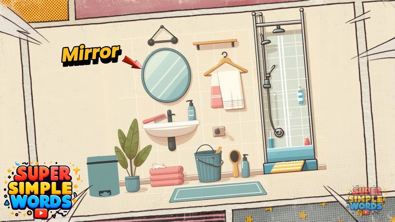 Bathroom Vocabulary - Part 2 | Kids Songs | Super Simple Words - YouTube