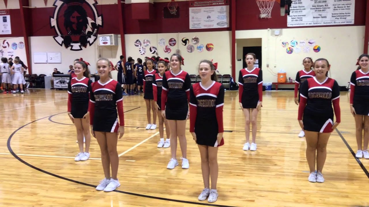 Edgewood Cheerleaders Perform One of Their Signature Cheers - YouTube