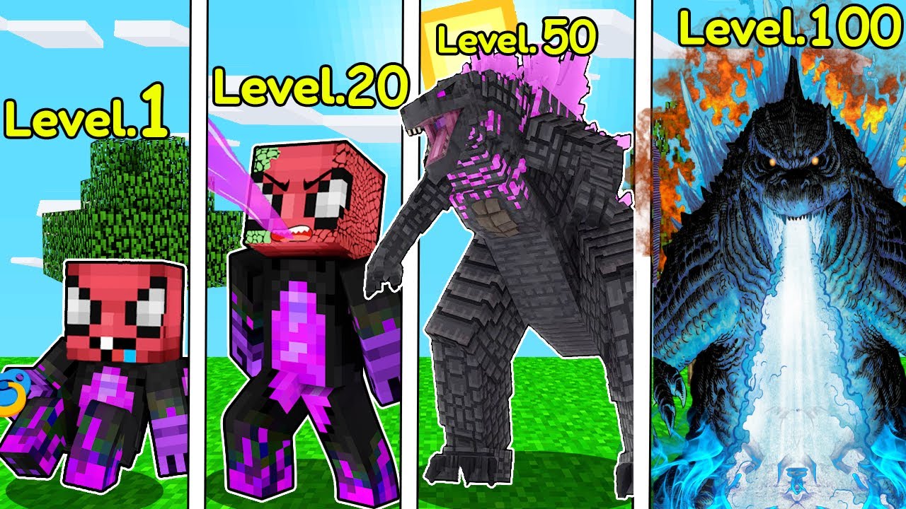 FAKİR ULTİMATE GODZİLLA (SHİN GODZİLLA) SEVİYELERİ 😱 - Minecraft - YouTube