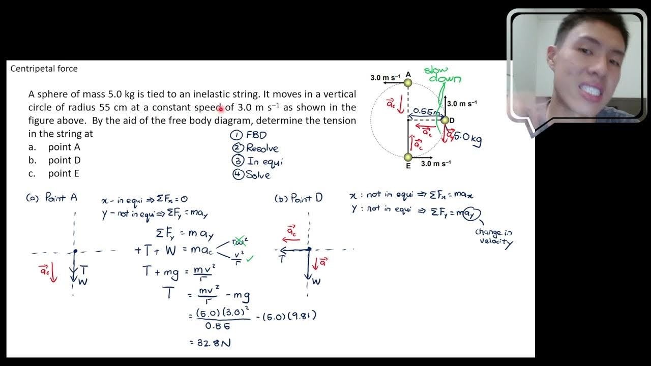 Non-Uniform Circular Motion (Example 1) [Chapter 5: Circular Motion] - YouTube